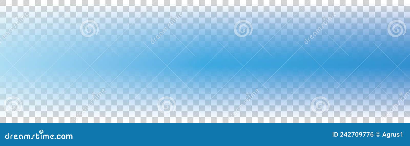 Vector Blue Gradient Background on Transparent Background Stock Vector ...