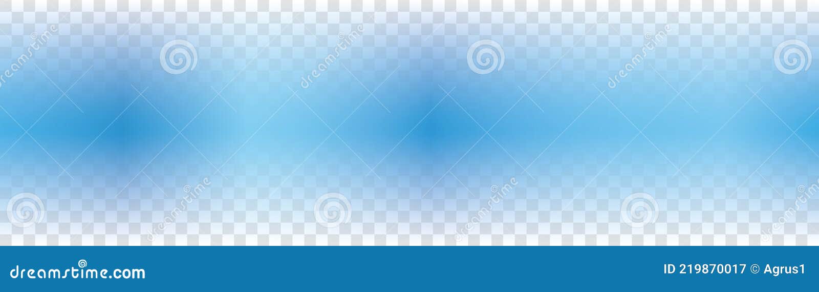 Vector Blue Gradient Background on Transparent Background Stock Vector ...