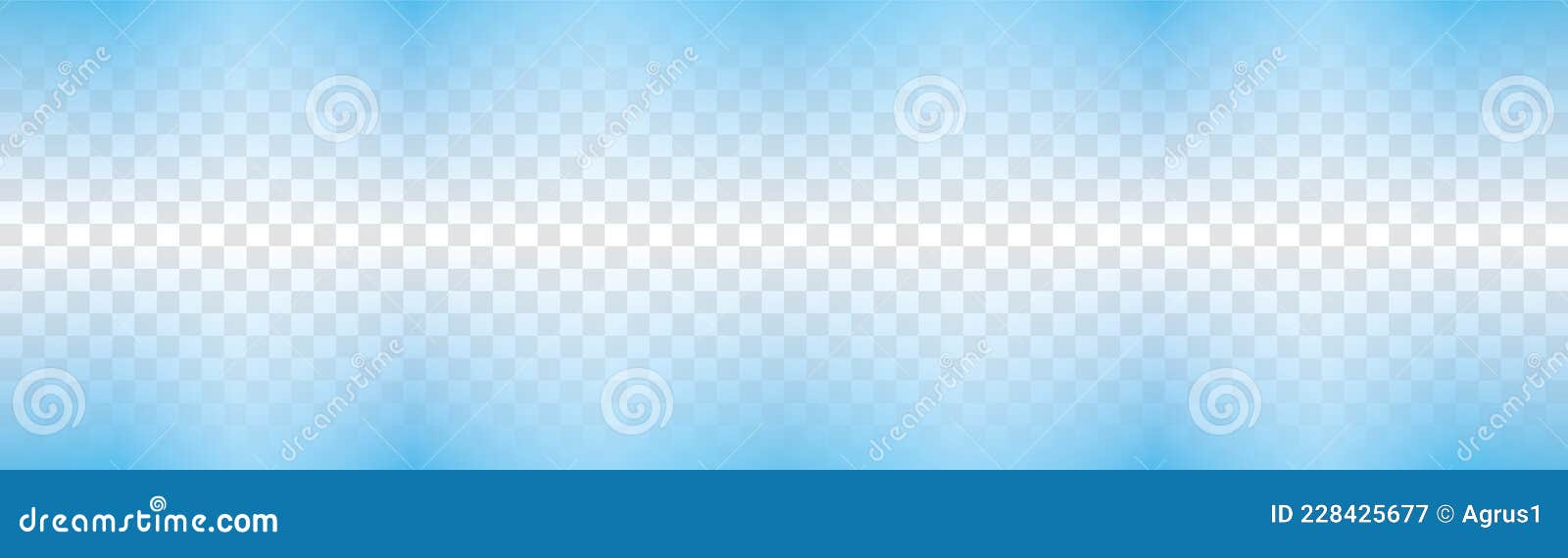 Vector Blue Gradient Background on Transparent Background Stock Vector ...