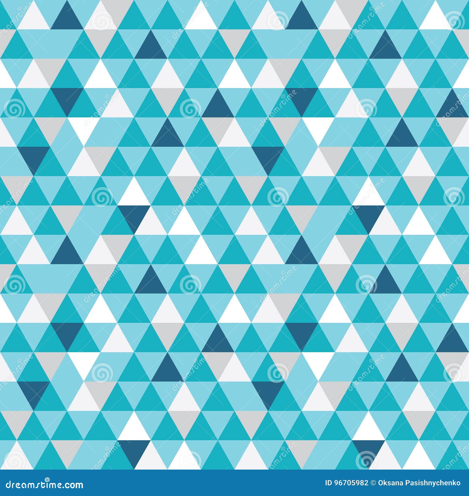 Vector Blue and Grey Triangles Texture Seamless Repeat Pattern Stock ...