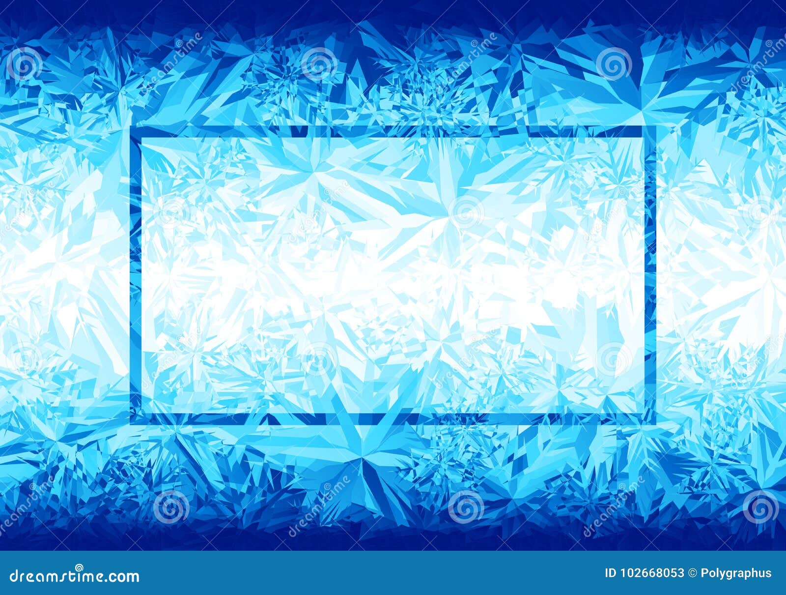 Vector blue ice background stock vector. Illustration of blue - 102668053