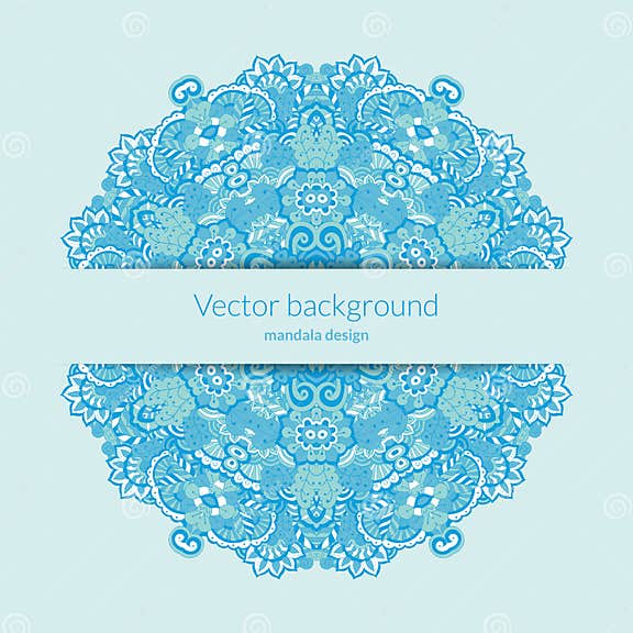 Vector blue lace pattern stock vector. Illustration of birthday - 245497426