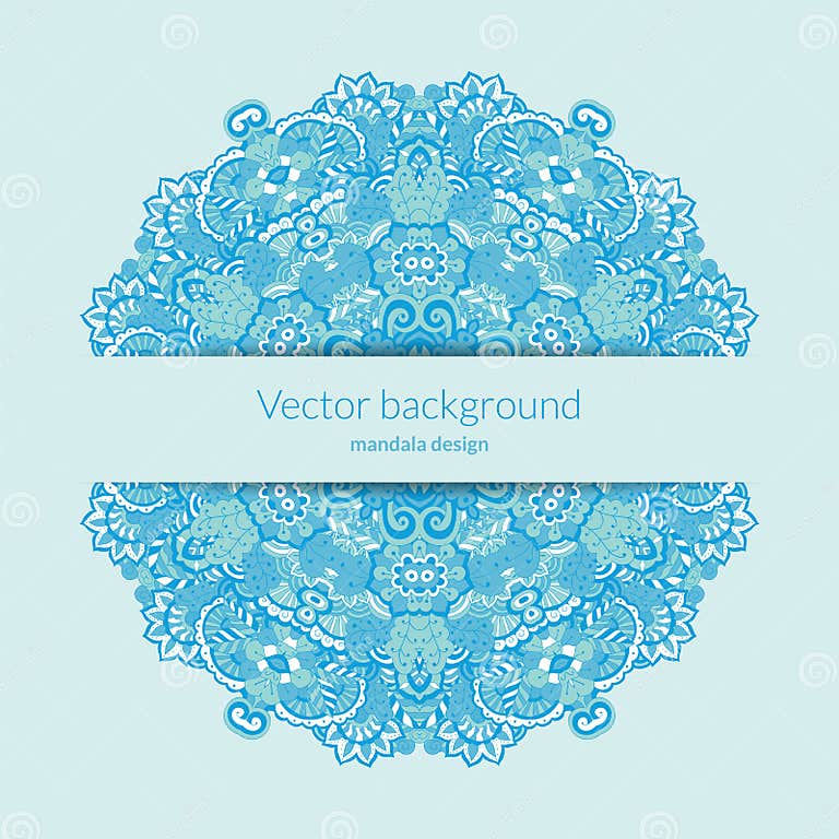 Vector blue lace pattern stock vector. Illustration of birthday - 245497426