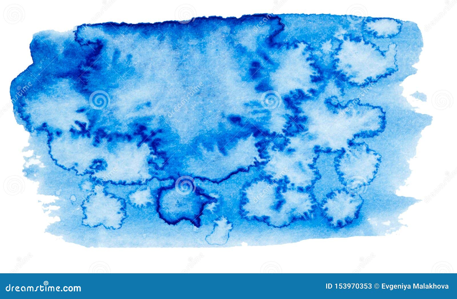 Vector Blue Paint Texture Isolated Stock Vector - Illustration of ...
