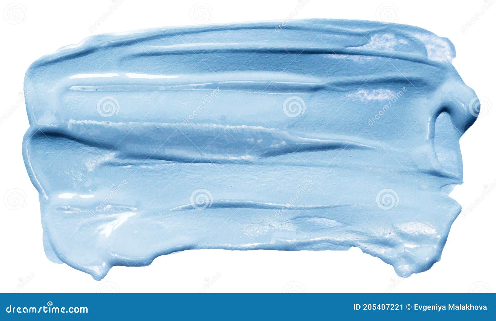 Vector Blue Paint Texture Isolated on White - Acrylic Banner for Your ...