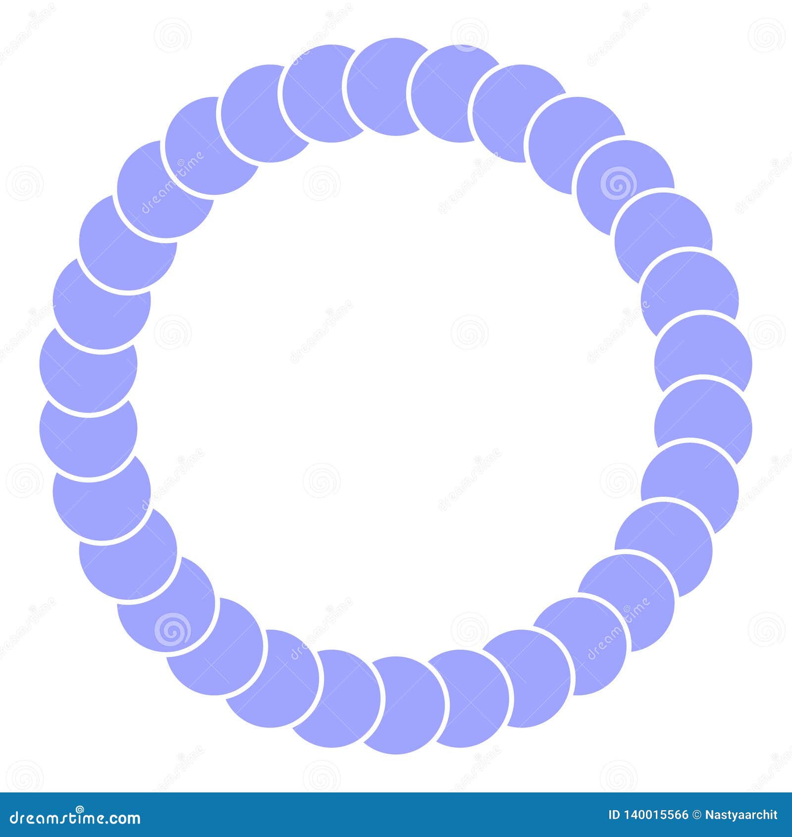 Vector blue round frame stock illustration. Illustration of ornament ...