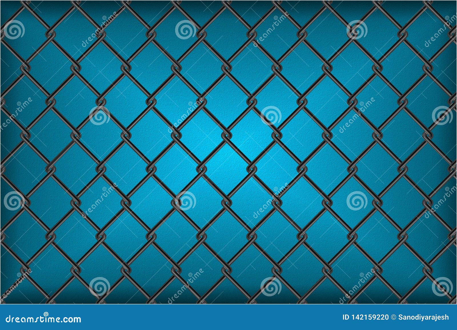 Vector Blue Shaded Seamless Pattern. Stock Illustration - Illustration ...