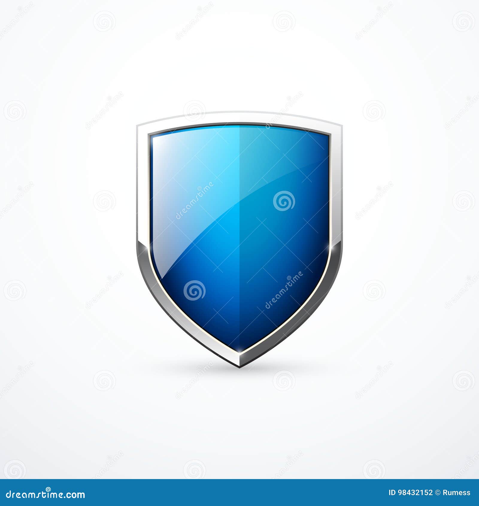 Vector blue shield icon stock vector. Illustration of chrome - 98432152 Vector blue shield icon stock vector. Illustration of chrome - 98432152