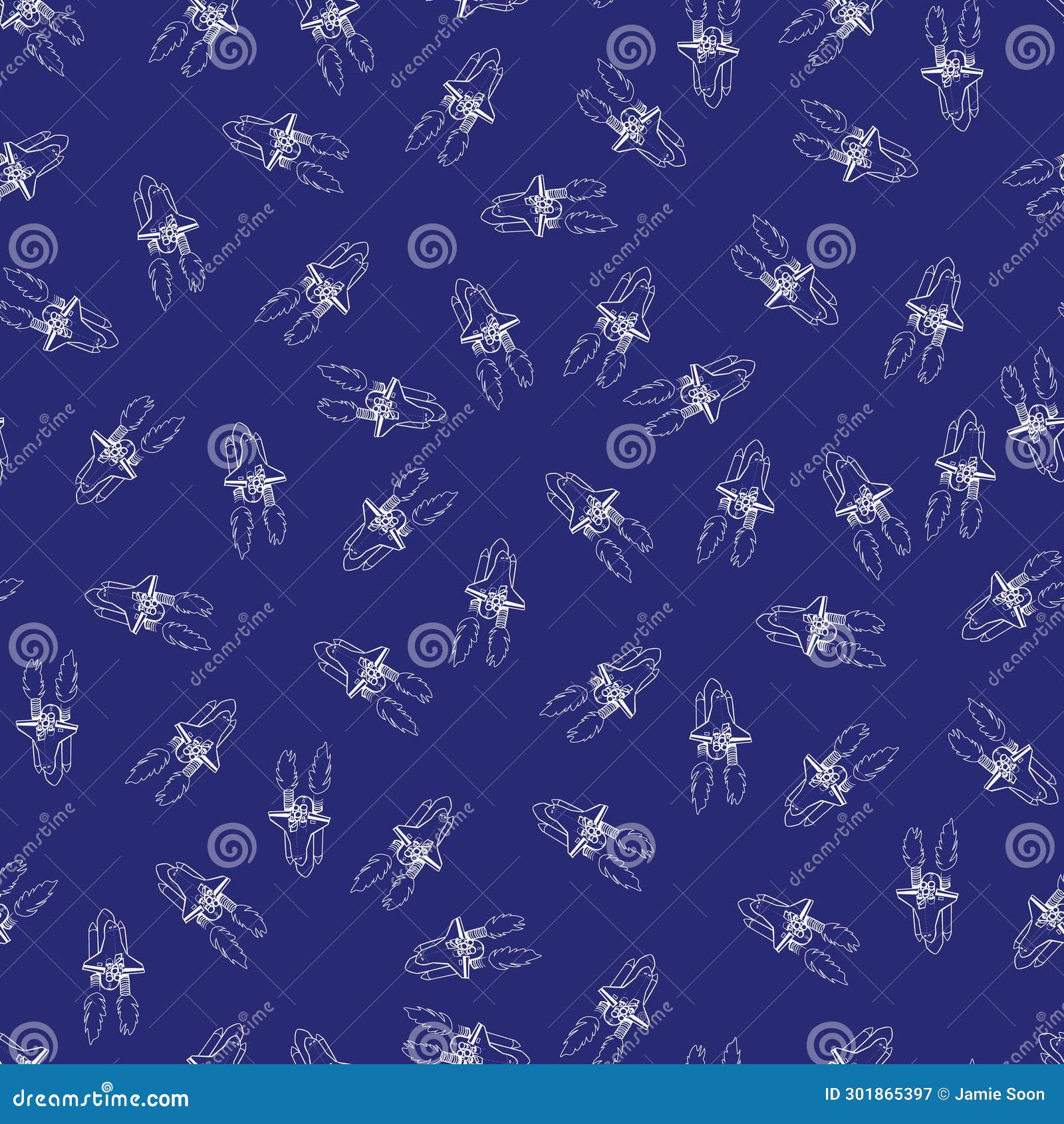 Simple Space Colony With Special Constructions In Space, 3d Render ...