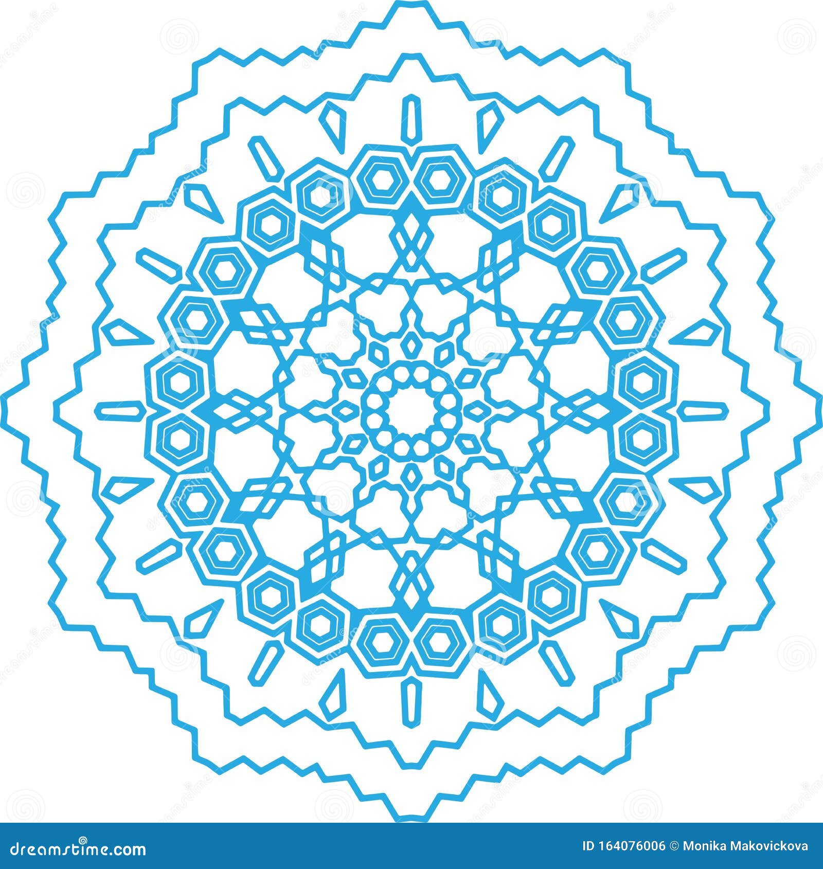 Vector Blue Snowflake Mandala Stock Vector - Illustration of beautiful ... Vector Blue Snowflake Mandala Stock Vector - Illustration of beautiful ...