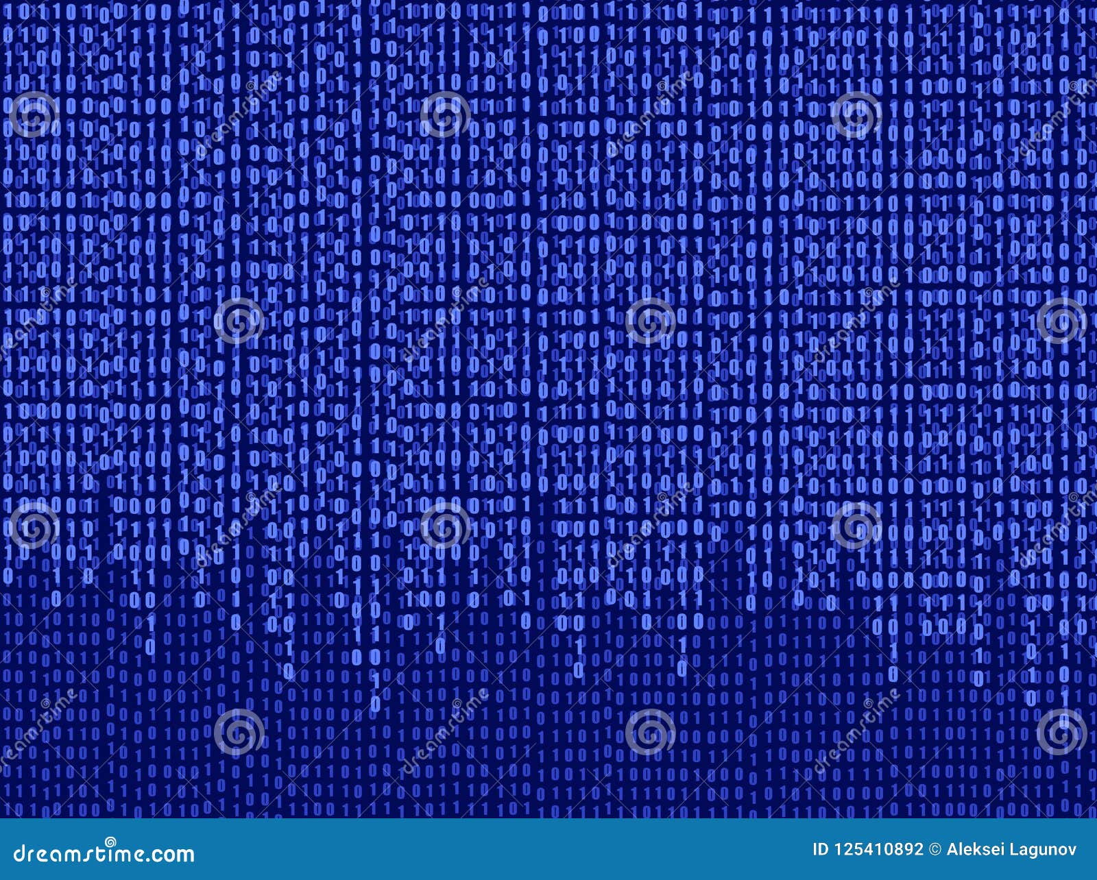 Vector Blue Software Background, Matrix Data Wallpaper, Falling Numbers ...