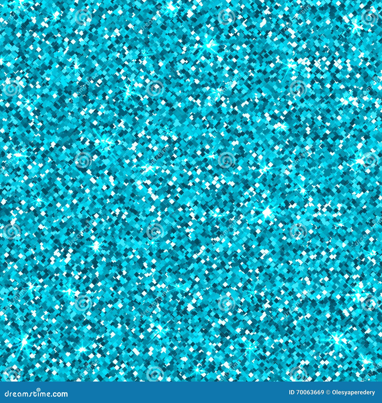 Vector Blue Sparkling Seamless Pattern. Stock Vector - Illustration of ...
