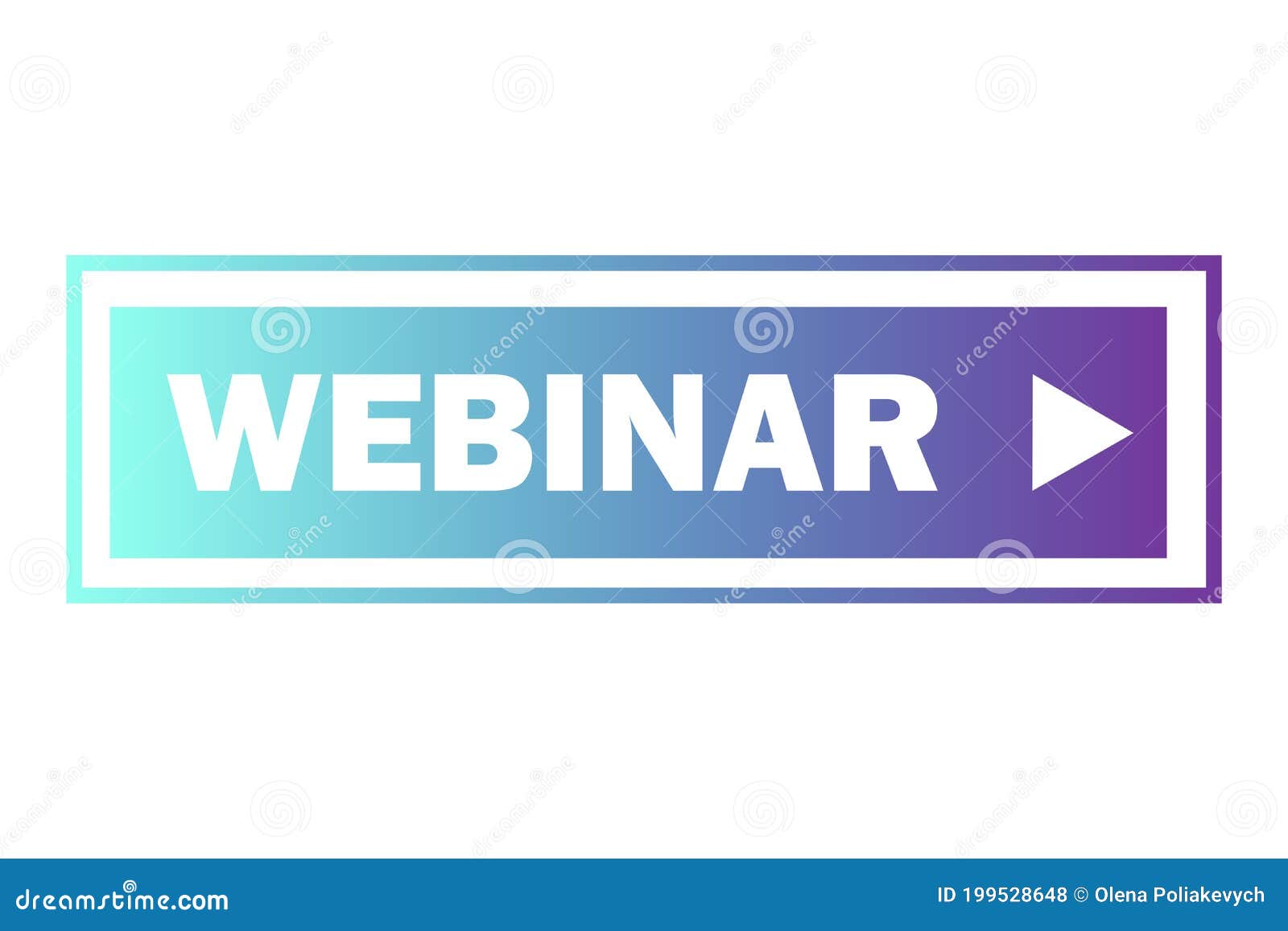 Vector Blue Webinar Banner. Blue Podcast Button. Online Seminar Symbol ...