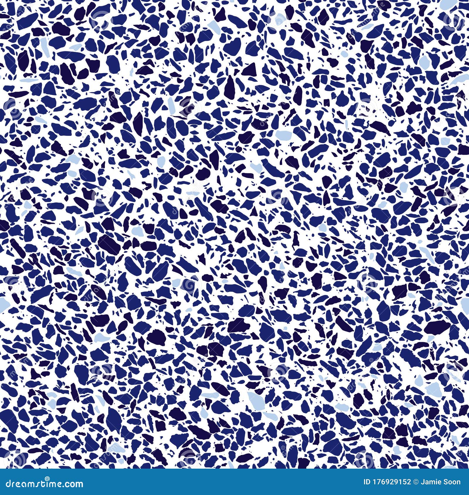 Vector Blue Paint Texture Isolated On White - Watercolor Horizontal ...