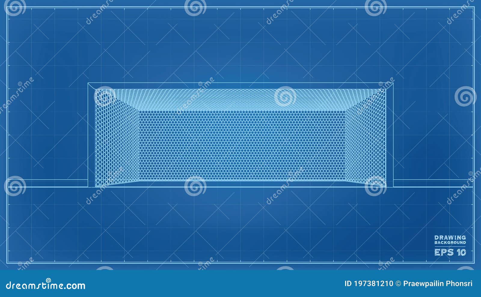 Blueprint Wireframe Of Translucent Earth On Black Background Made With ...