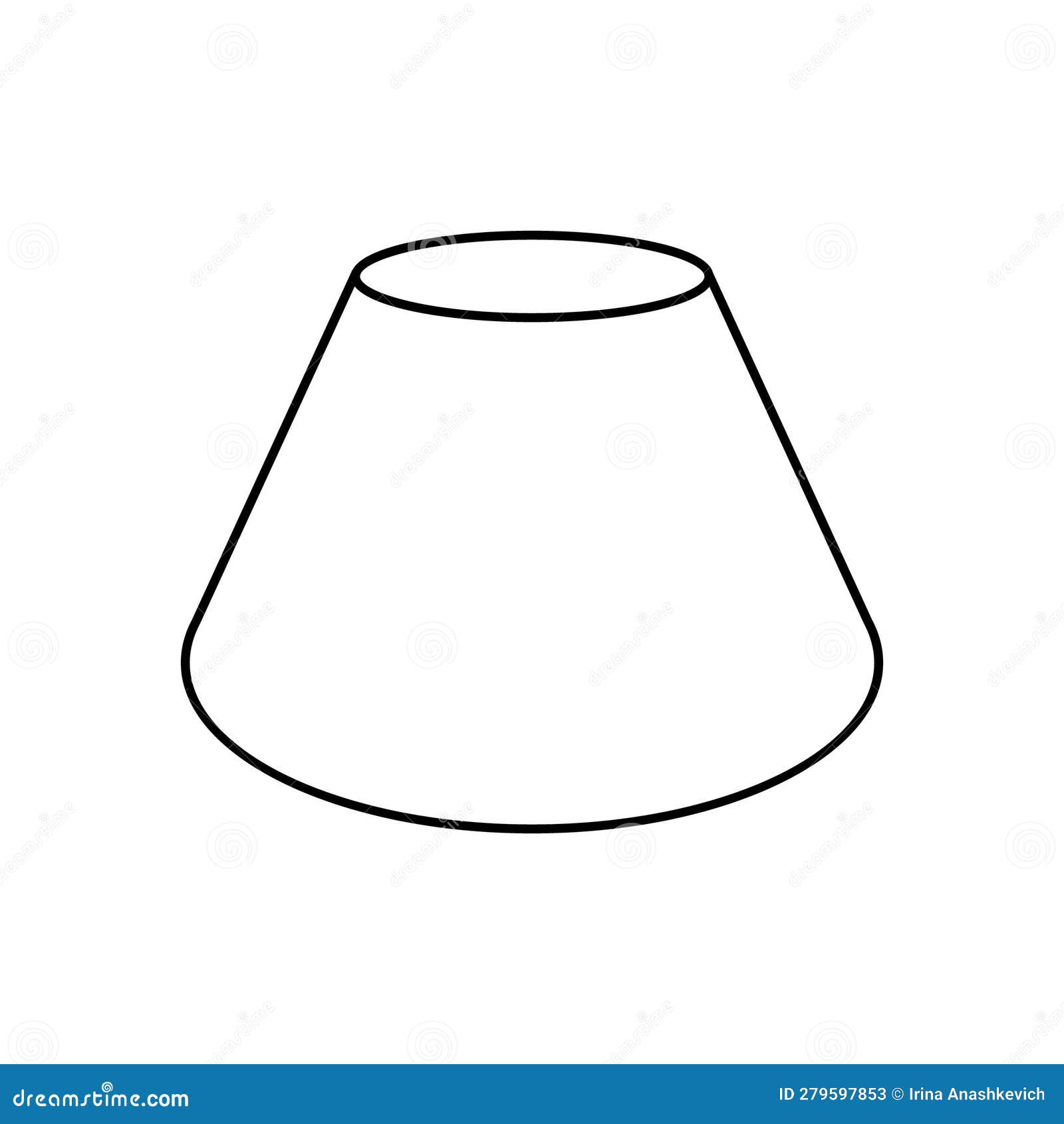 Vector Blunted Cone With Gradients And Shadow For Game, Icon, Package Design, Logo, Mobile, Ui ...