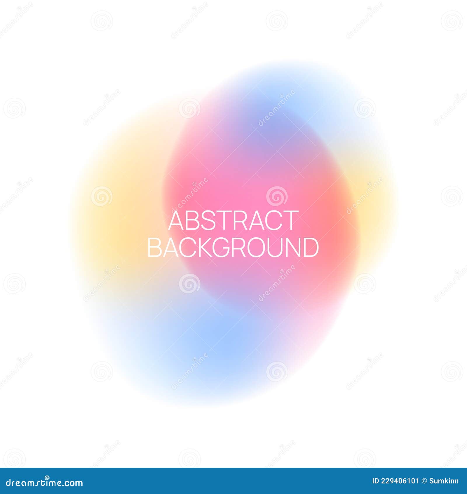 Vector Blurred Glowing Circle. Stock Vector - Illustration of round ...