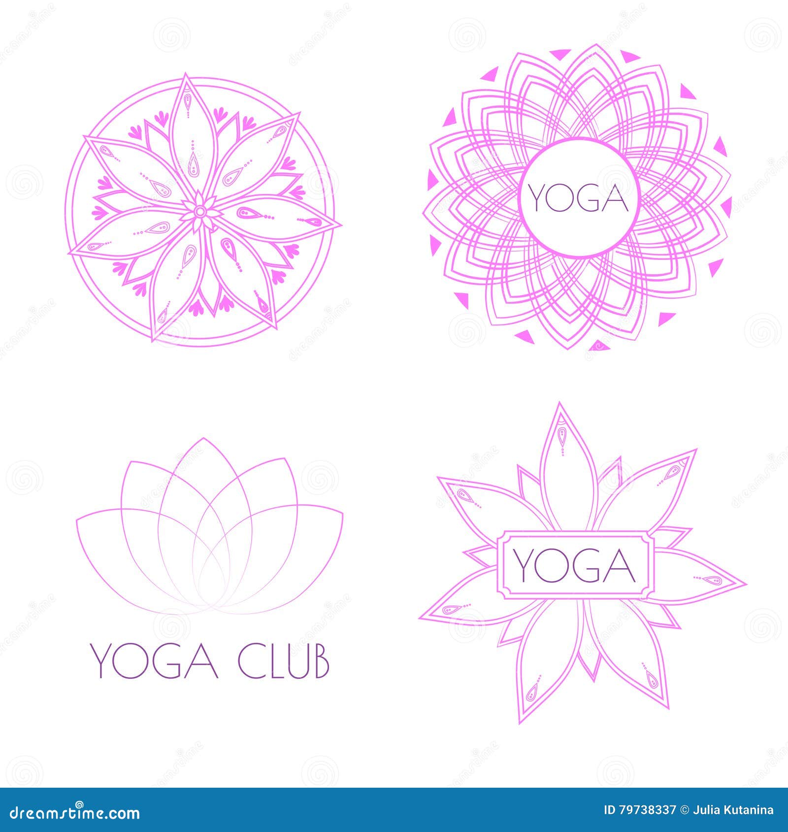 Vector boho yoga patterns stock vector. Illustration of print - 79738337