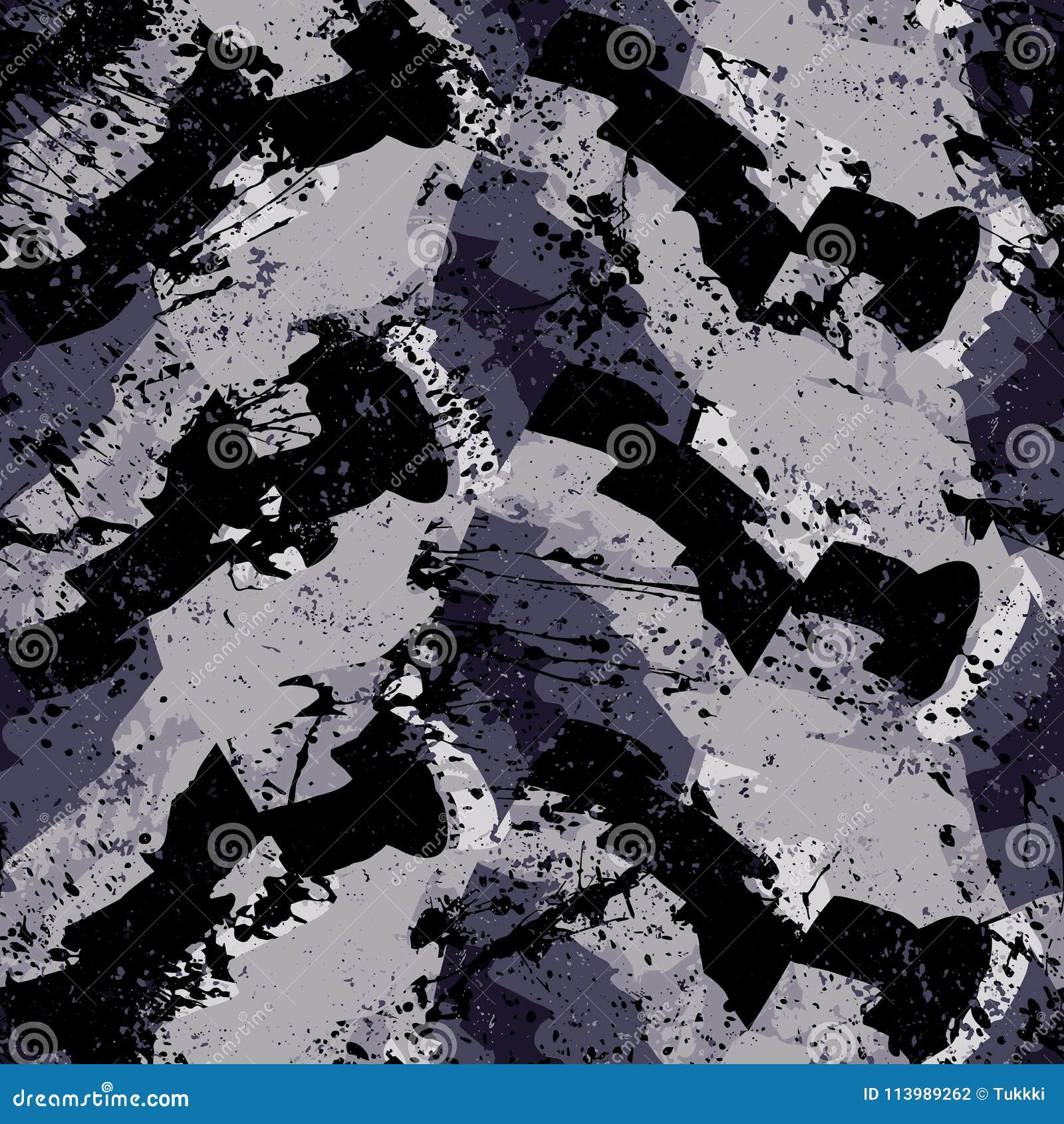 Vector Bold Blocked Pattern Stock Vector - Illustration of organic ...