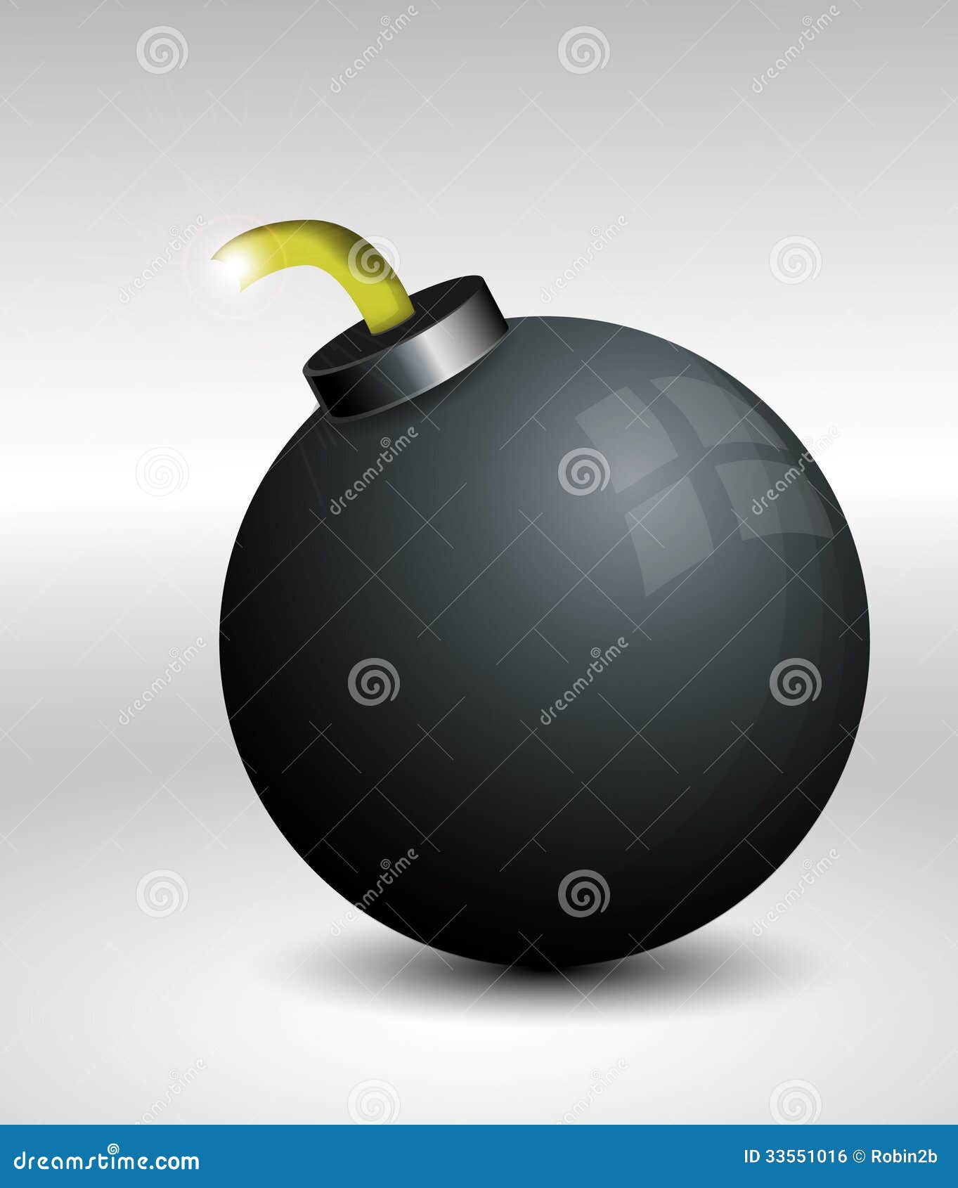 Vector bomb stock vector. Illustration of dynamite, military - 33551016