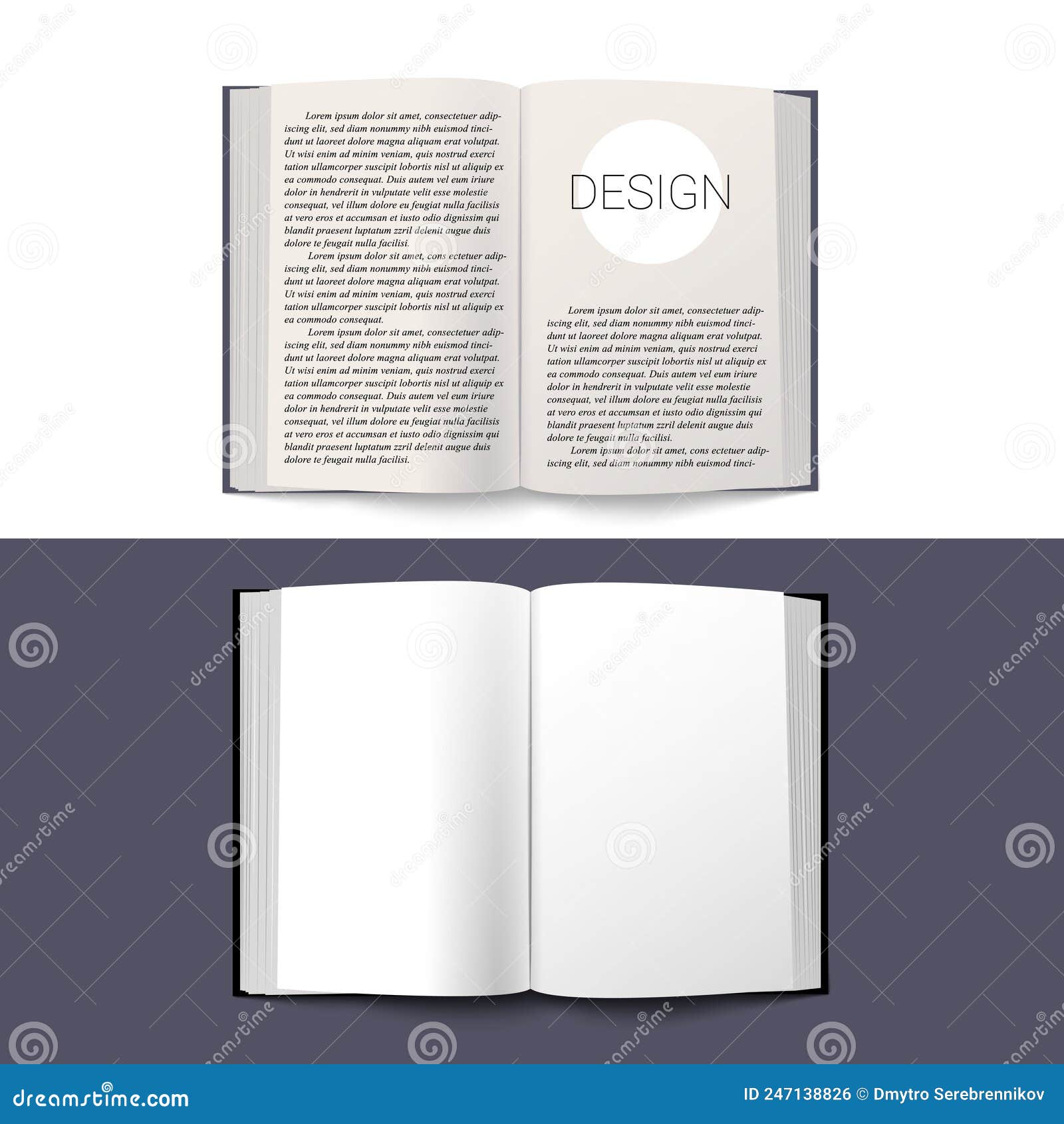 Vector Book in Mesh Gradient Style. Editable Illustration Stock Vector ...