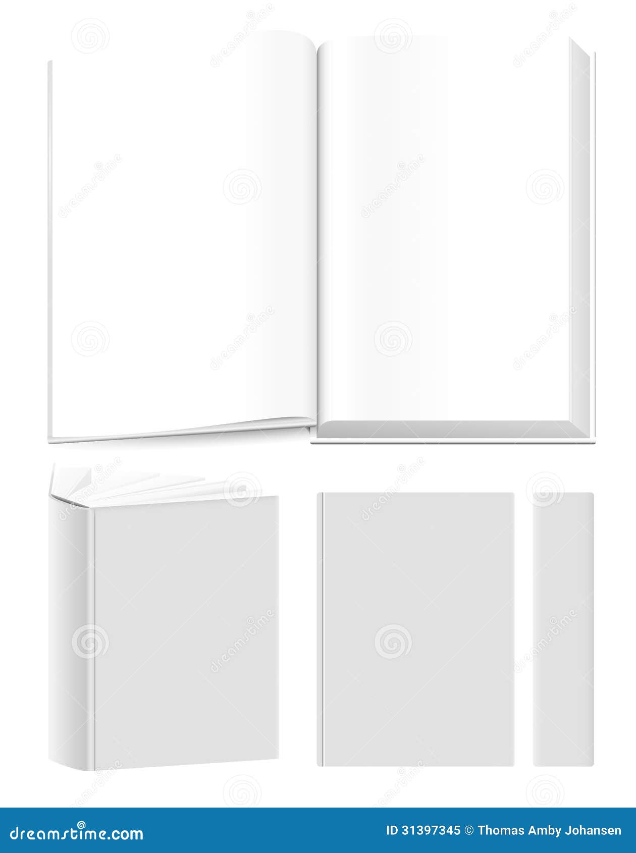 Vector book templates stock vector. Illustration of office - 31397345