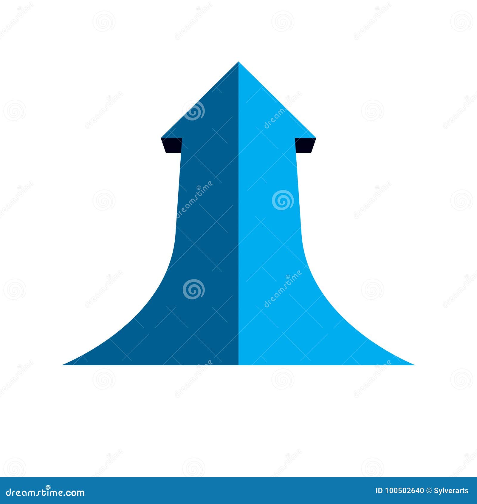 Vector Boost Up Arrow, Graphic Design Element. Business Development ...