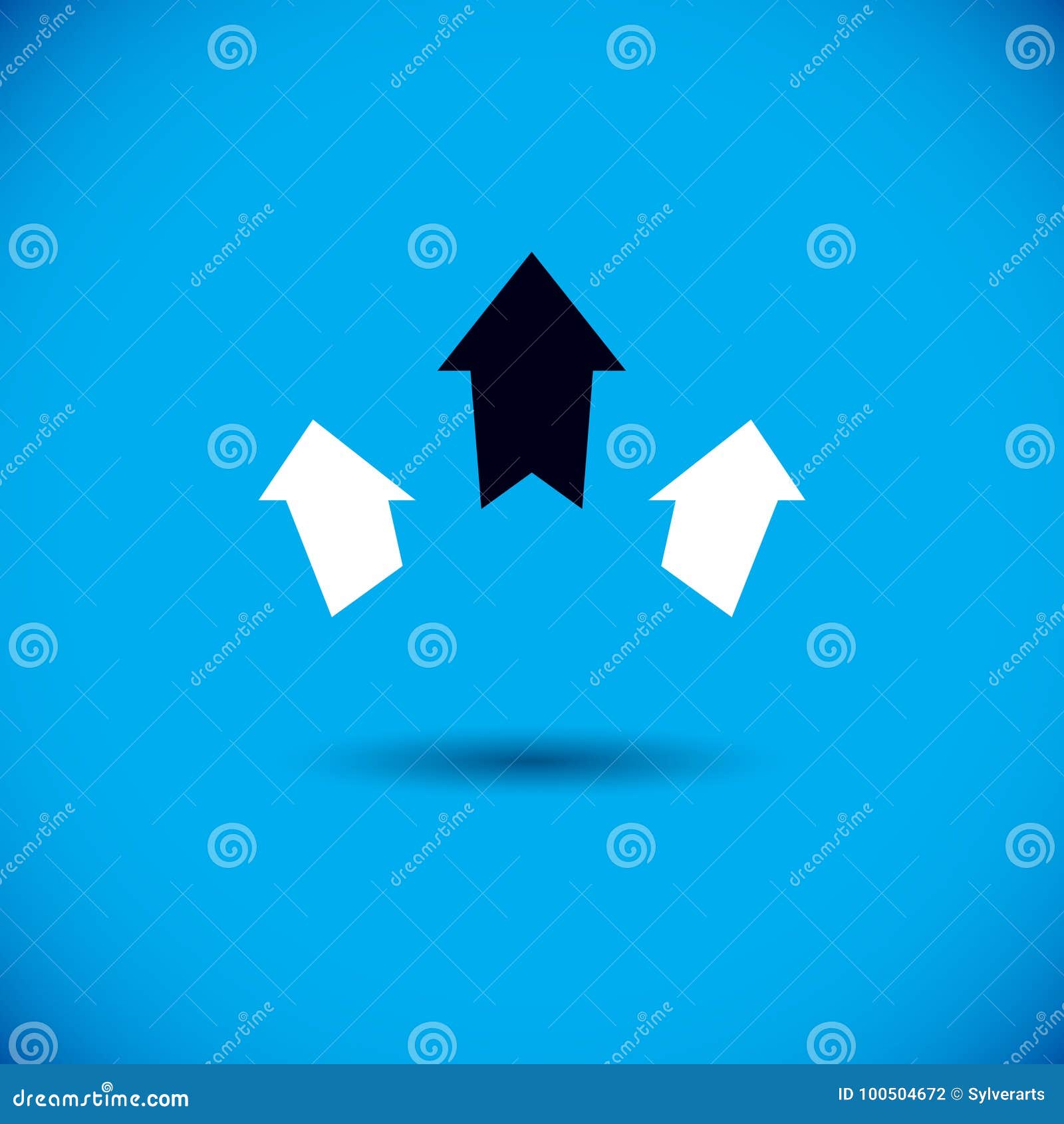 Vector Boost Up Arrow, Graphic Design Element. Company Increasing ...