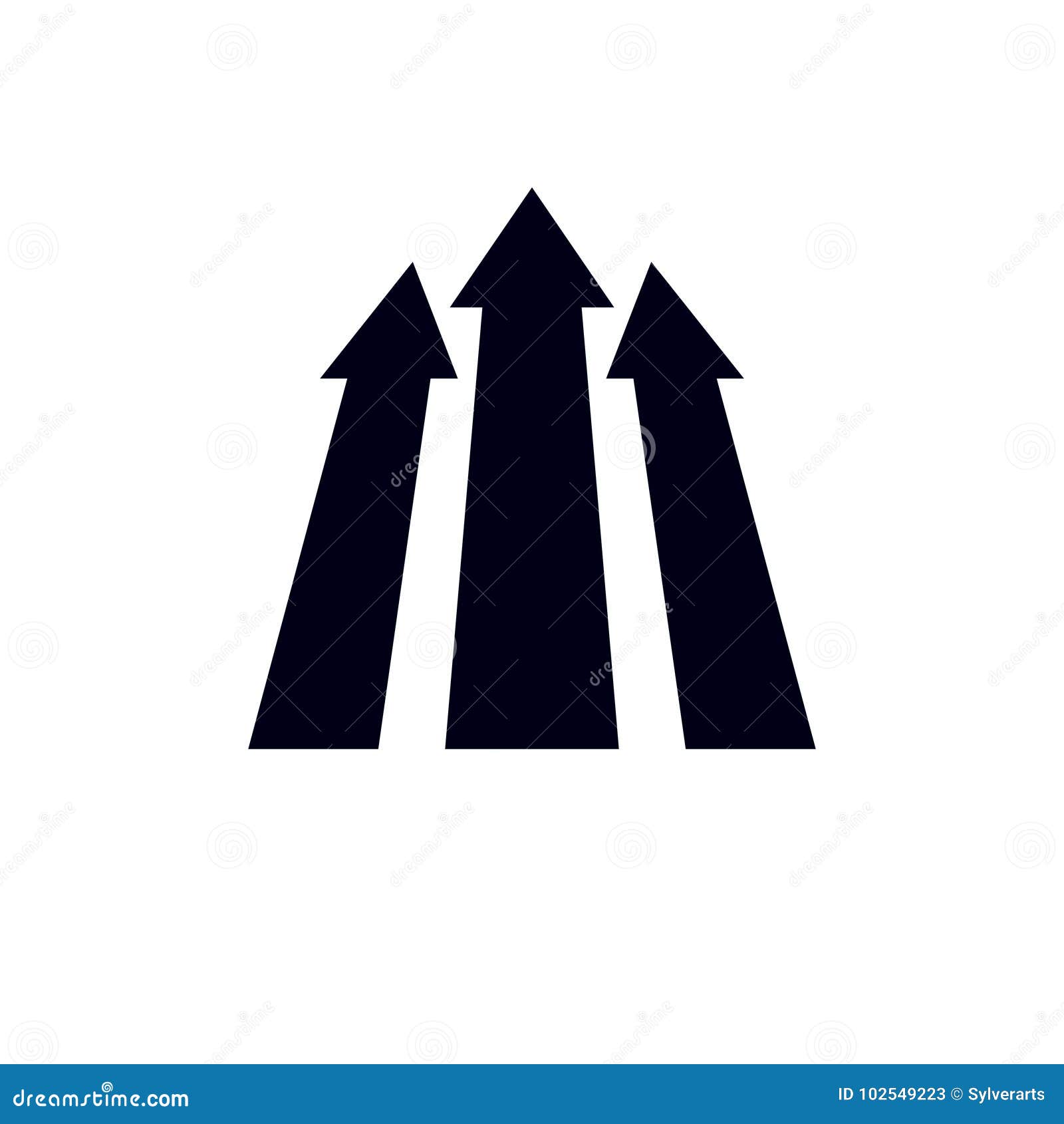 Vector Boost Up Arrow, Graphic Design Element. Corporate Develop Stock ...