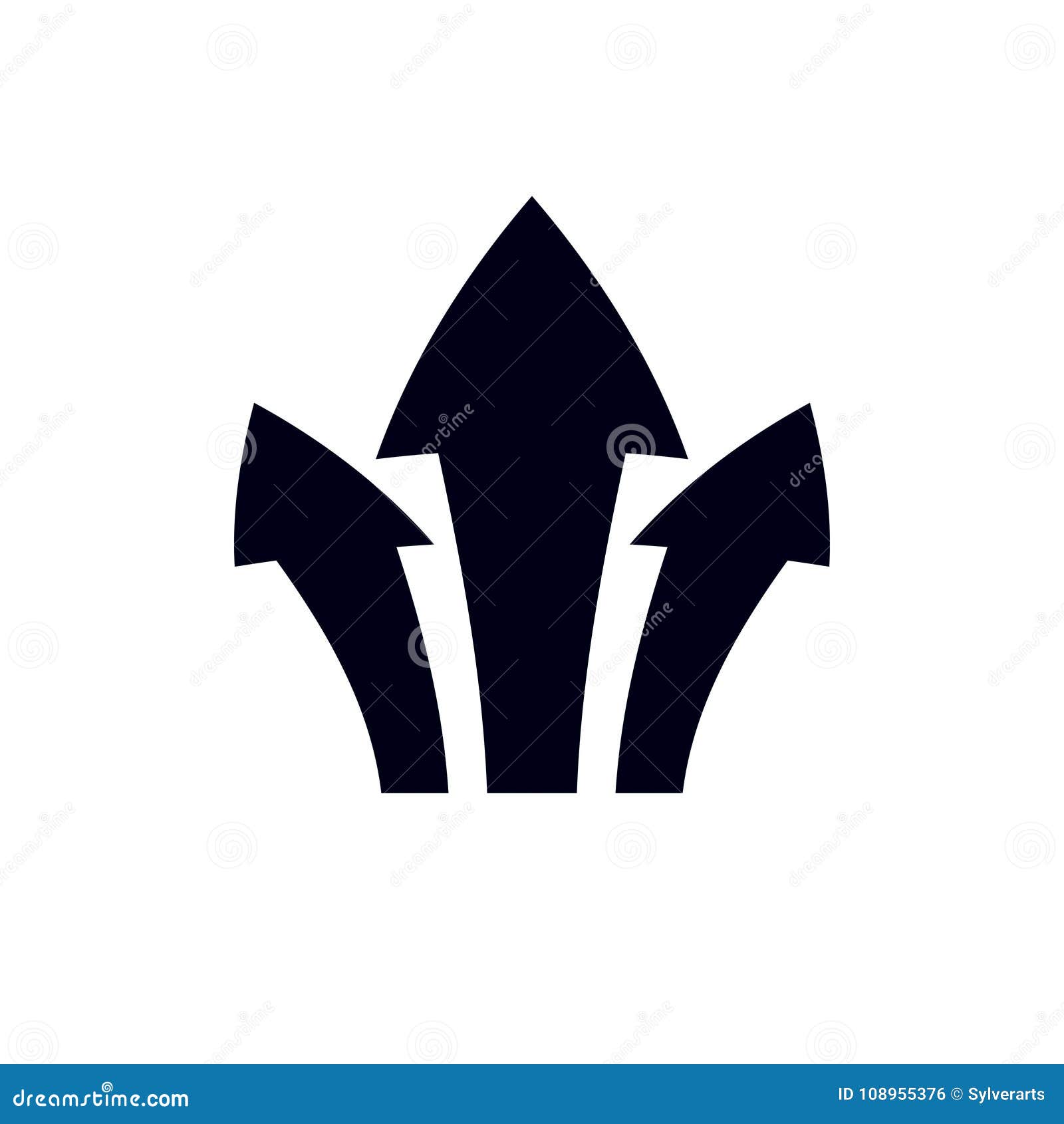 Vector Boost Up Arrow, Graphic Design Element. Corporate Develop Stock ...
