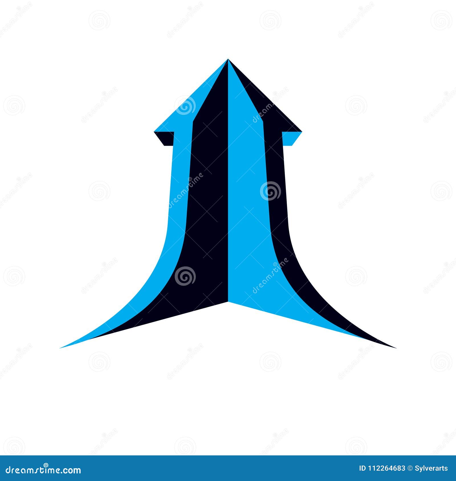 Vector Boost Up Arrow, Graphic Design Element. Corporate Develop Stock ...