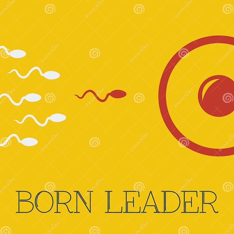 Vector born leader flat stock vector. Illustration of fertility - 50901811
