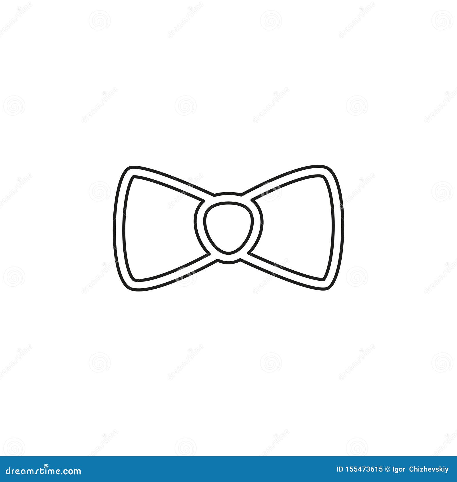 Vector Bow Illustration Icon Stock Vector - Illustration of dandy ...