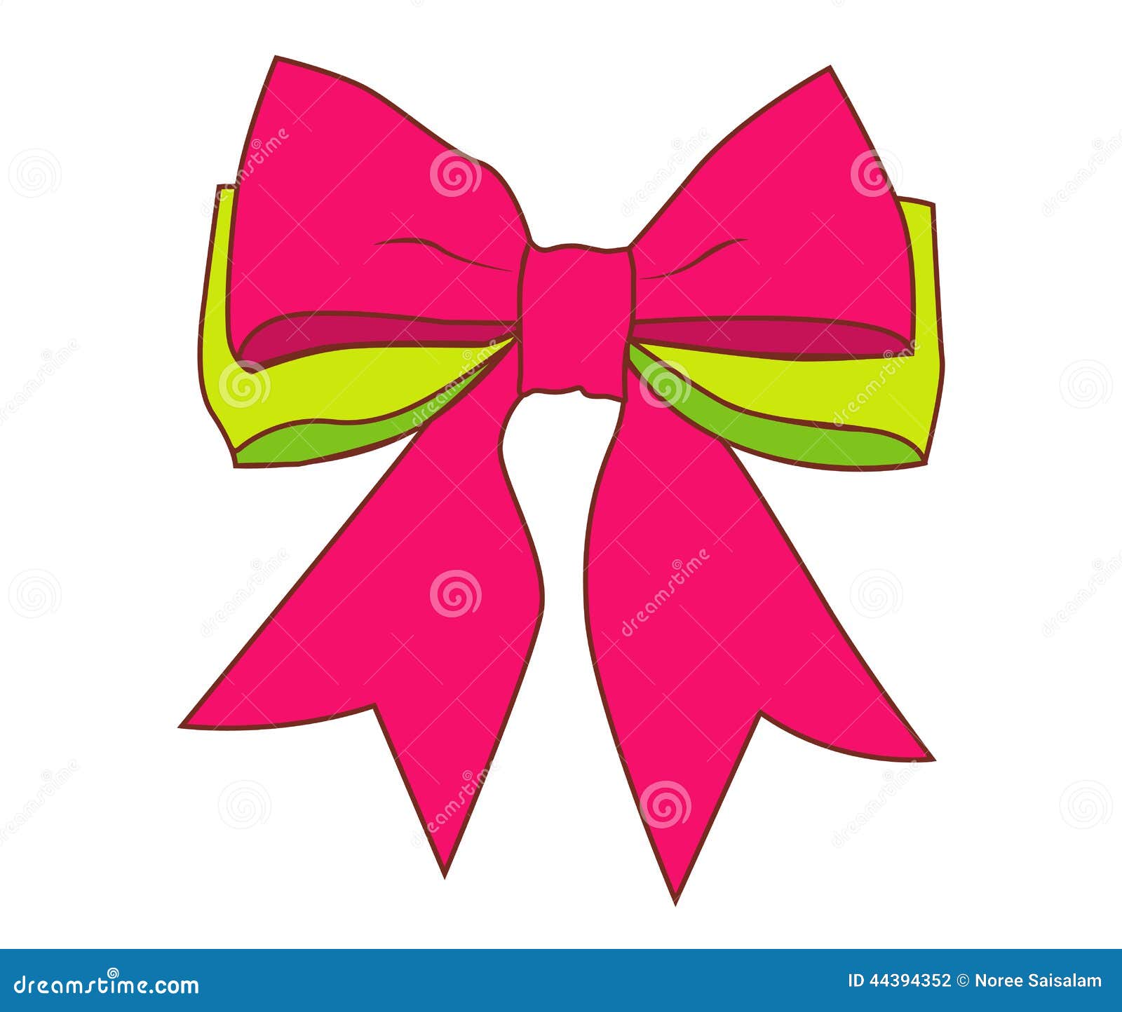 Vector of bow isolated stock vector. Illustration of celebrations ...