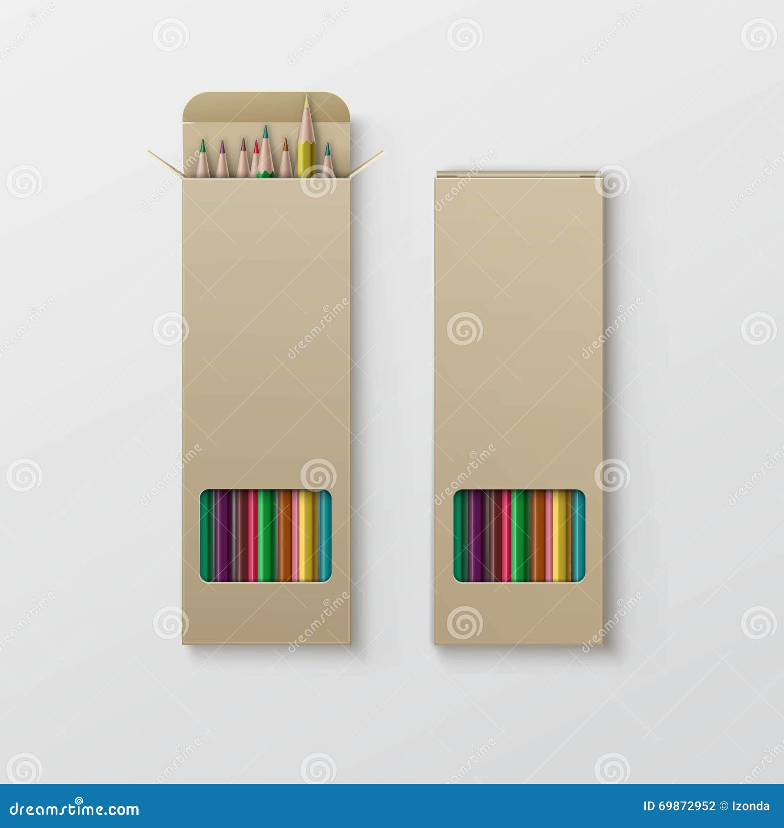 Color Pencil Box Design