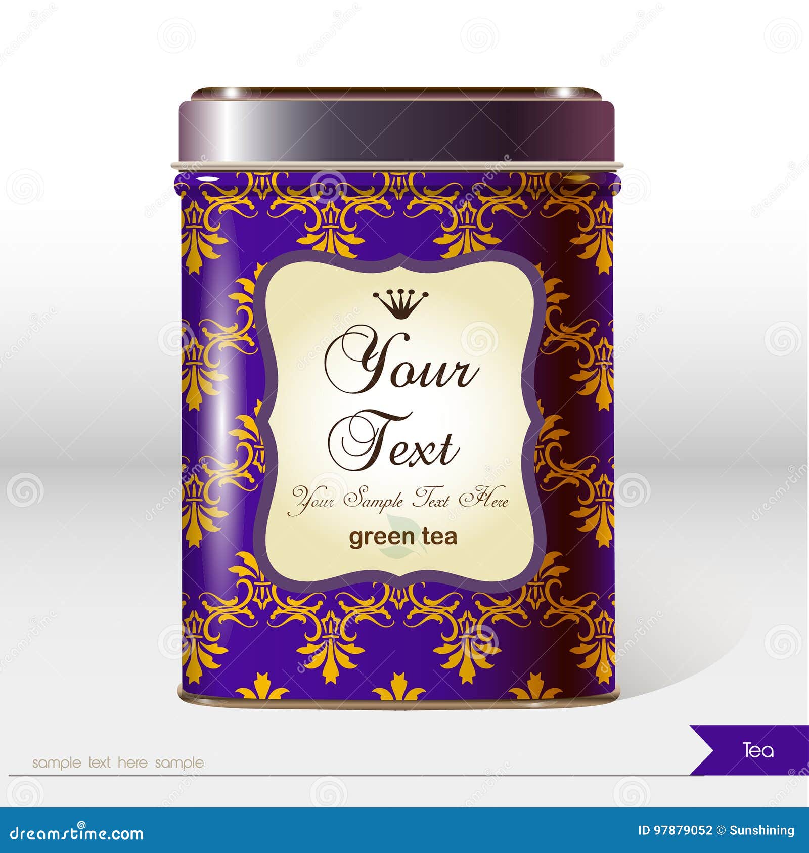 Vector Box with Place for Your Text. Design Product Package Stock ...