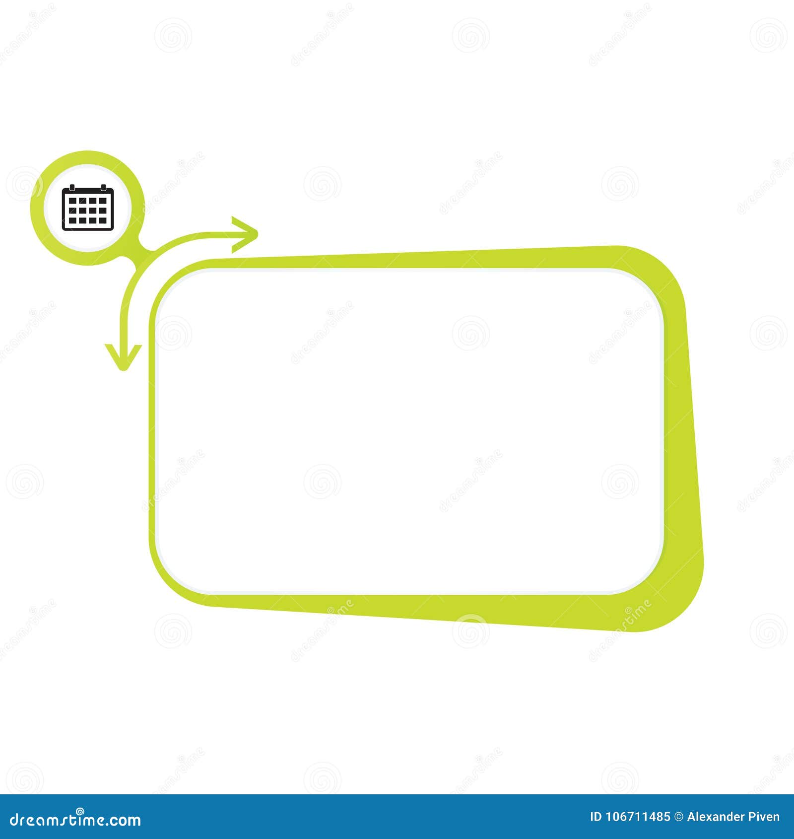 Vector Box To Fill Your Text. Vector Frame With Place For Your Data ...