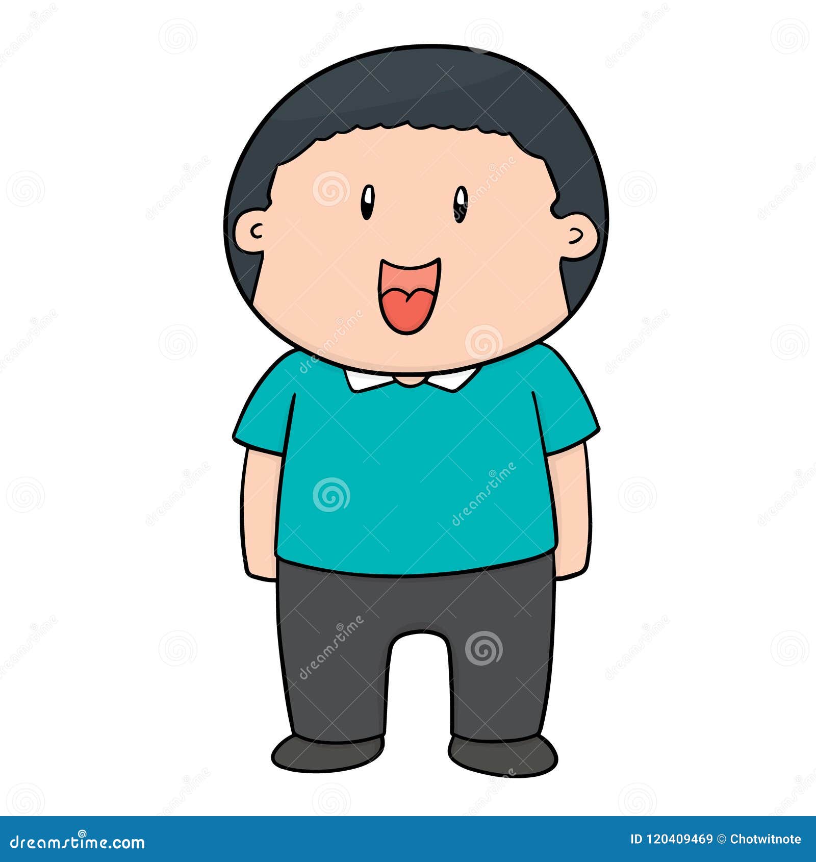 Vector of boy stock vector. Illustration of draw, creative - 120409469