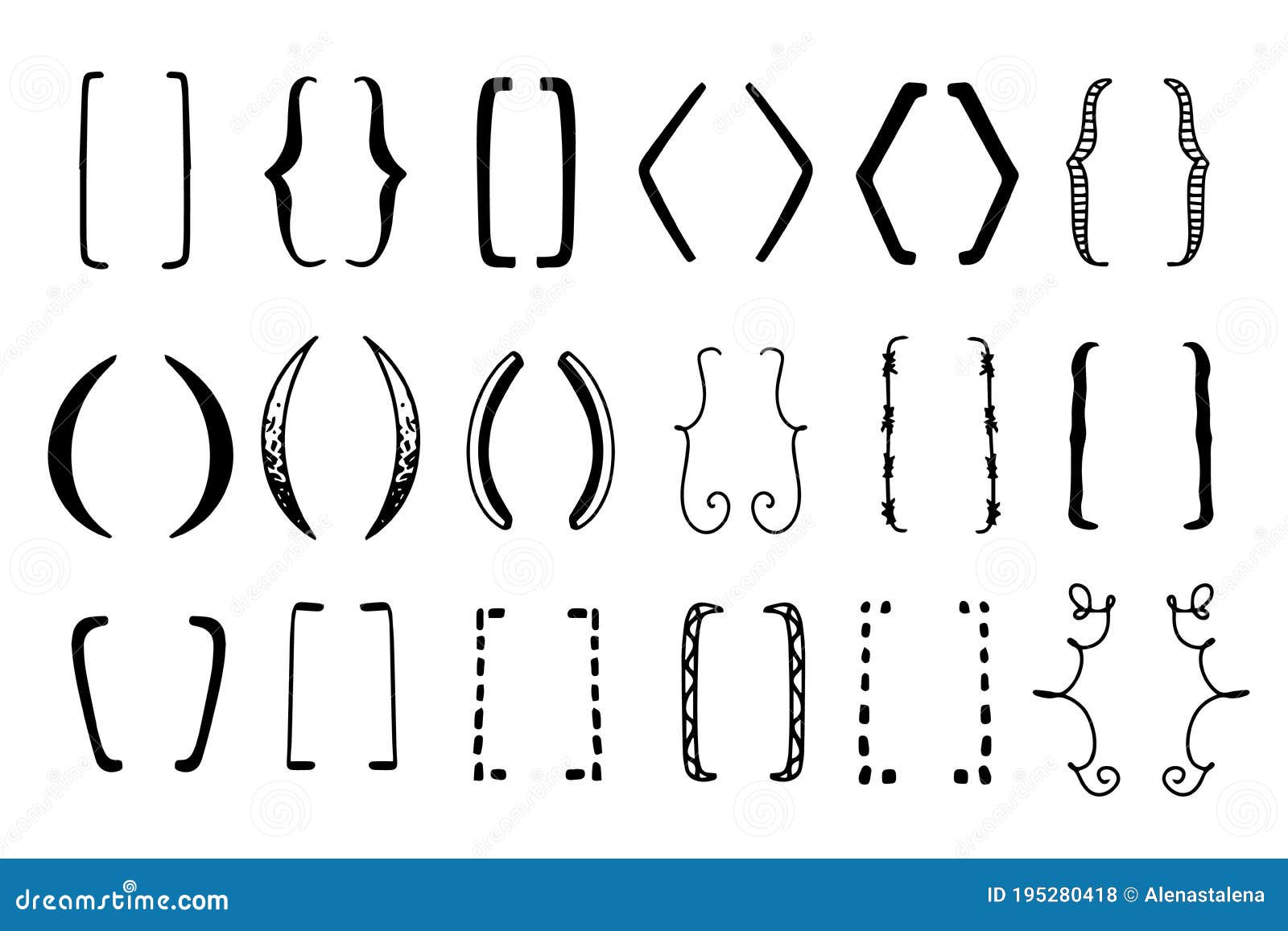 Quote Shapes. Graphic Forms For Text Notes And Remarks Vector ...