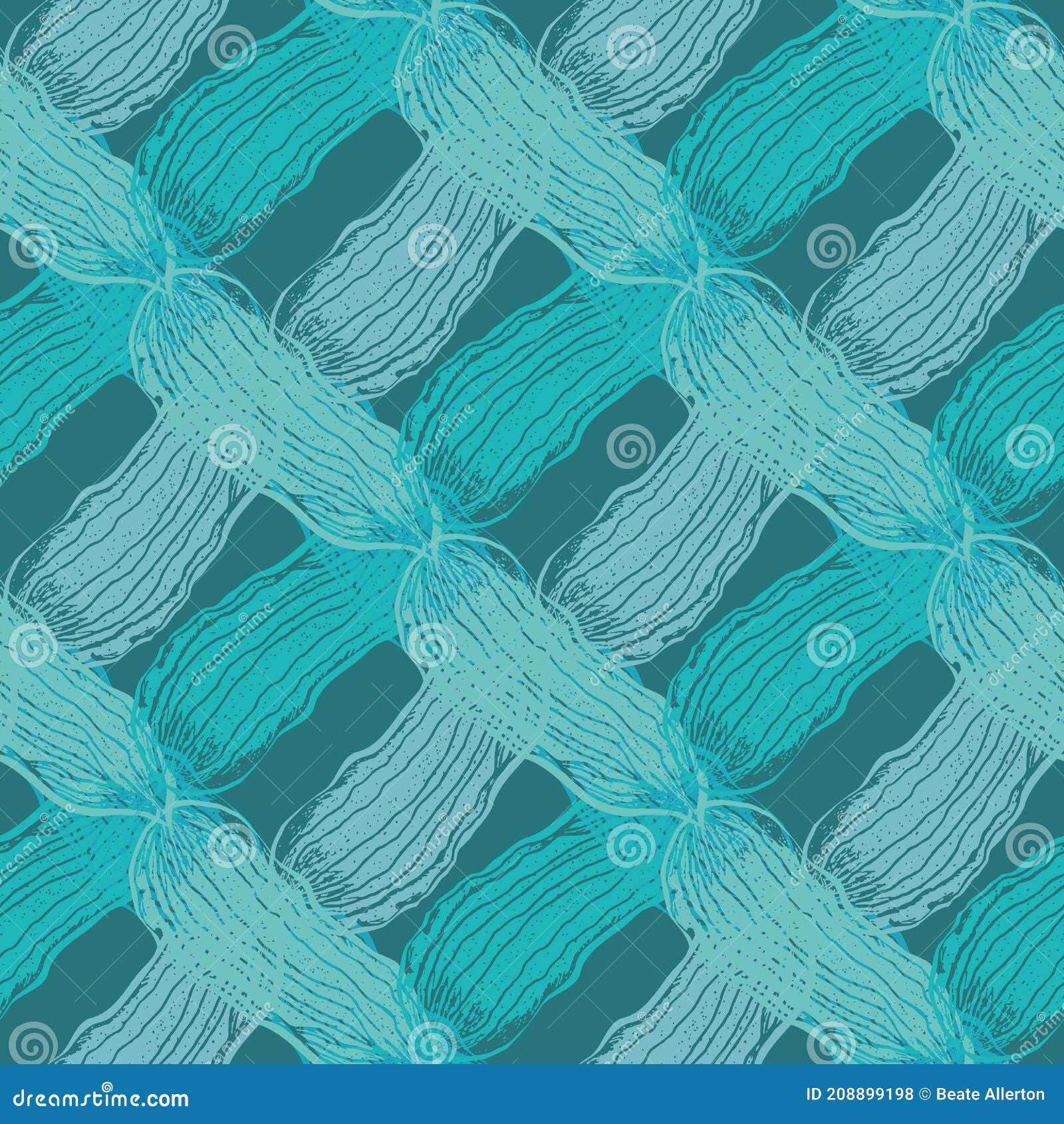 Vector Braid Icon Clipart Avatar. Braided Curve Hair. Cartoon Art ...