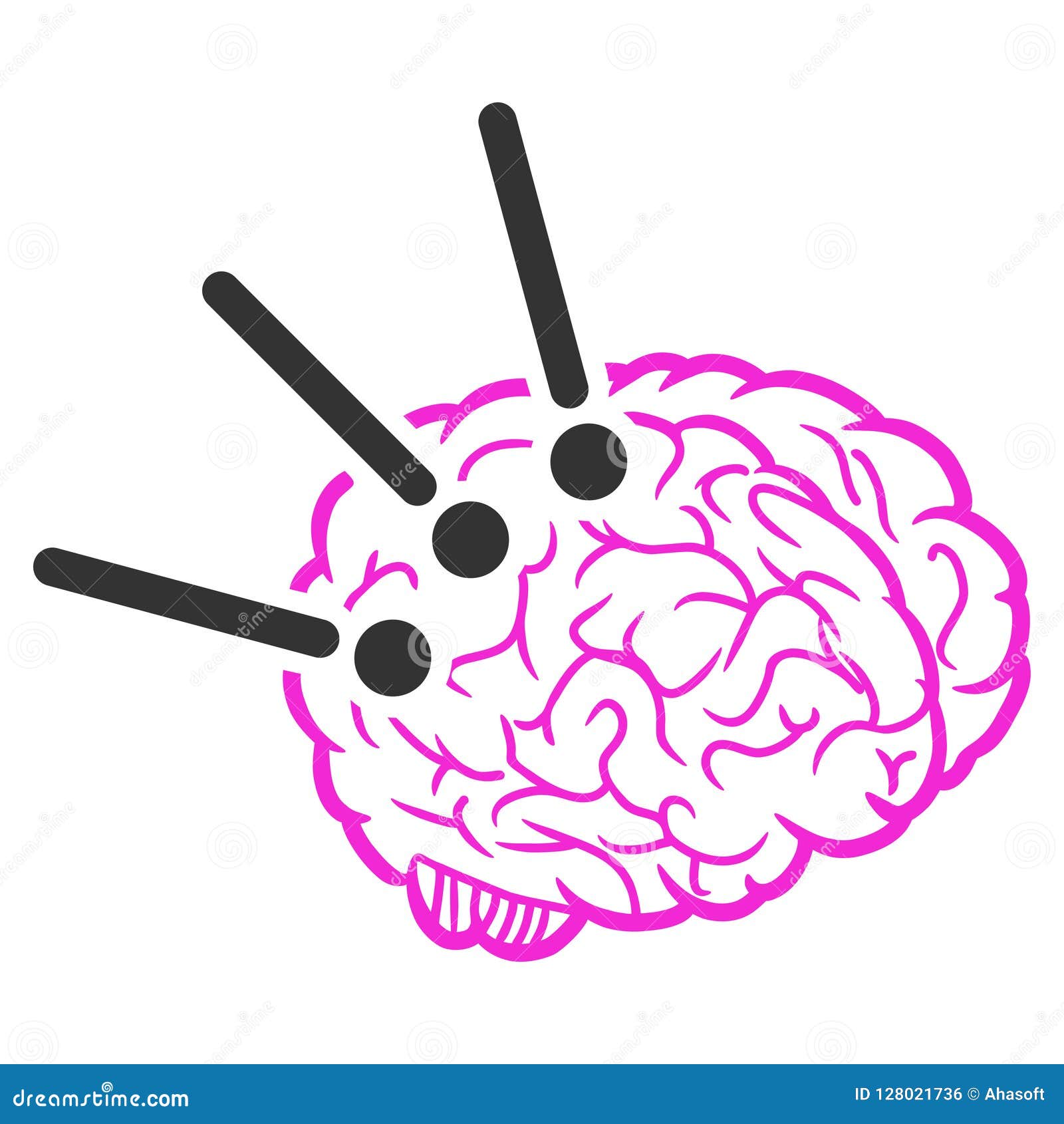 Brain Operation Vector Icon Stock Vector - Illustration of anatomical ...