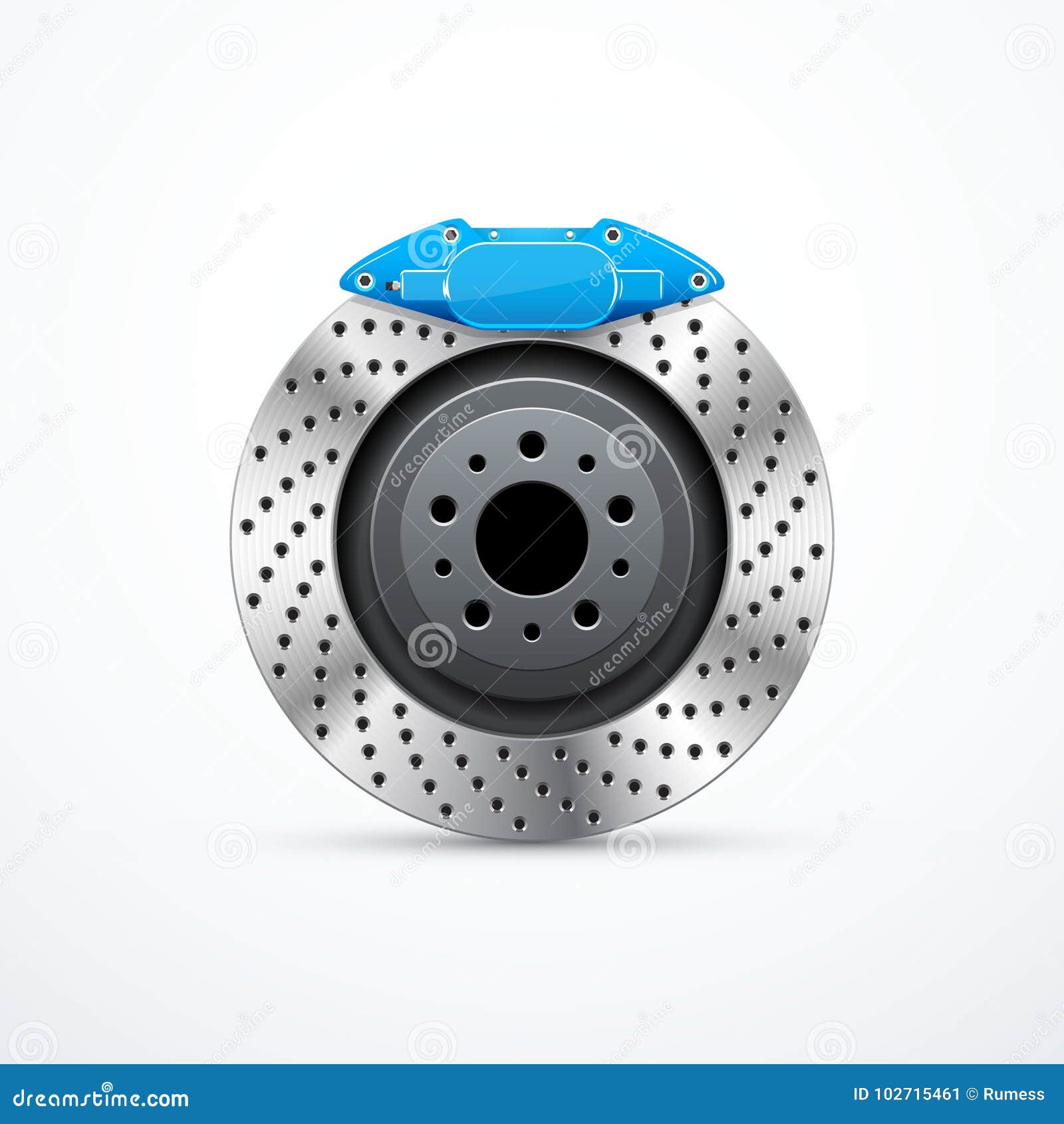 Vector Brake Disk With Small Spares Stock Photography | CartoonDealer ...