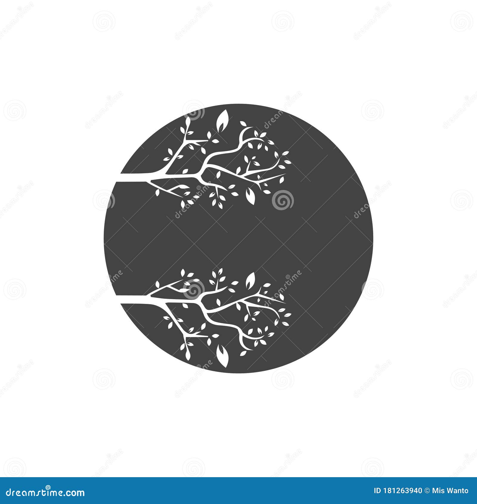 Vector Branch , Hand Drawn Illustration of Tree Branch Design Template ...