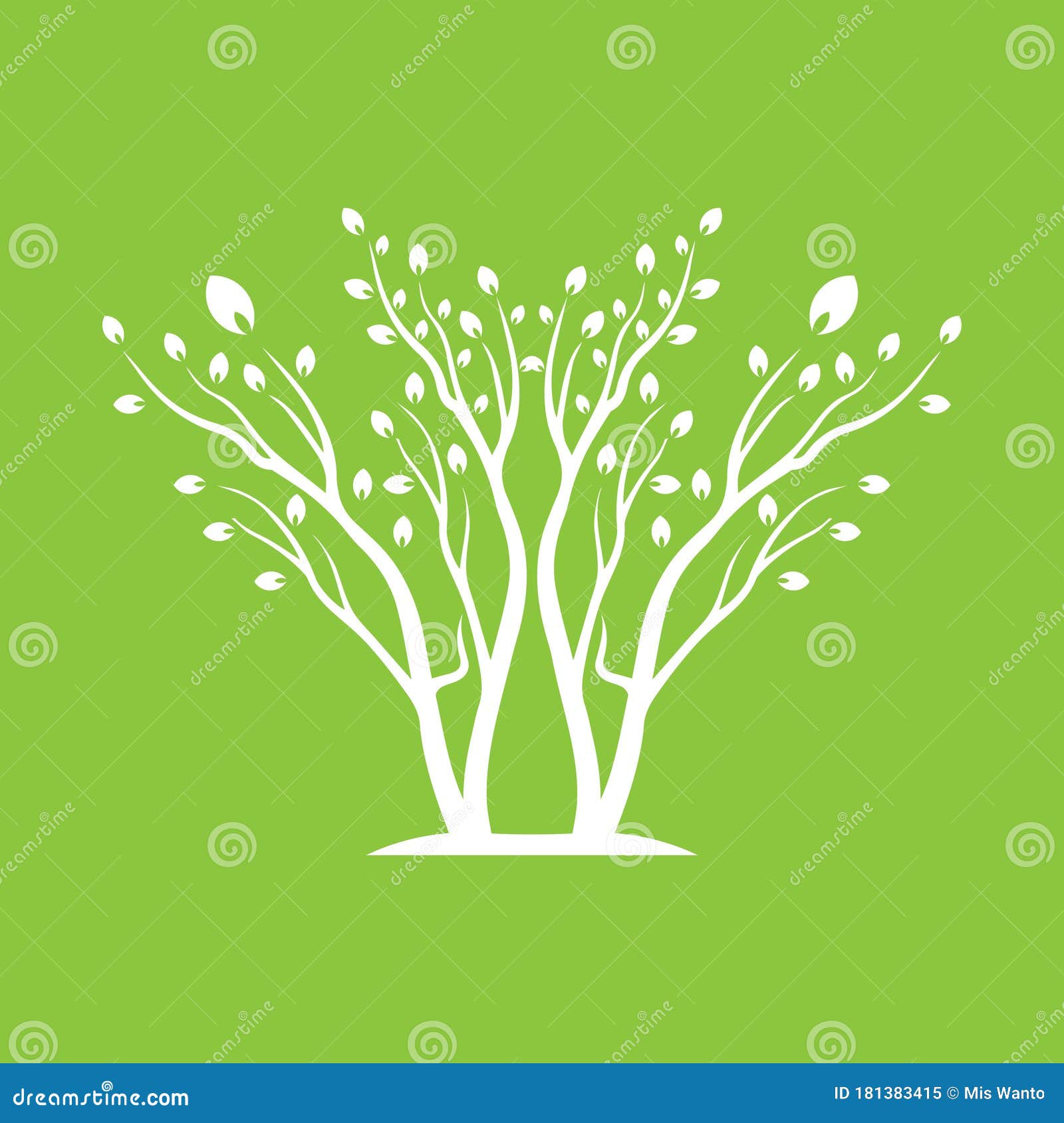 Vector Branch , Hand Drawn Illustration of Tree Branch Design Template ...