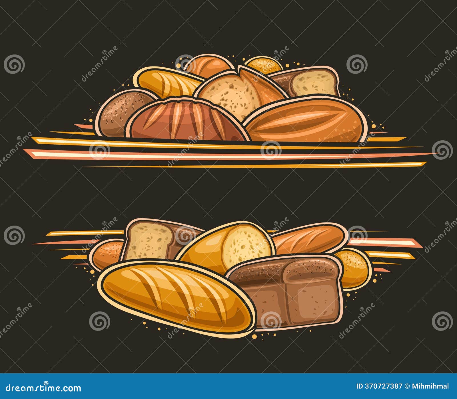 Vector Bread Packaging | CartoonDealer.com #253670740