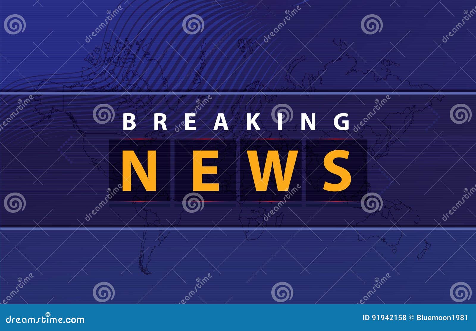 Vector Breaking News Background Concept Series Stock Vector ...