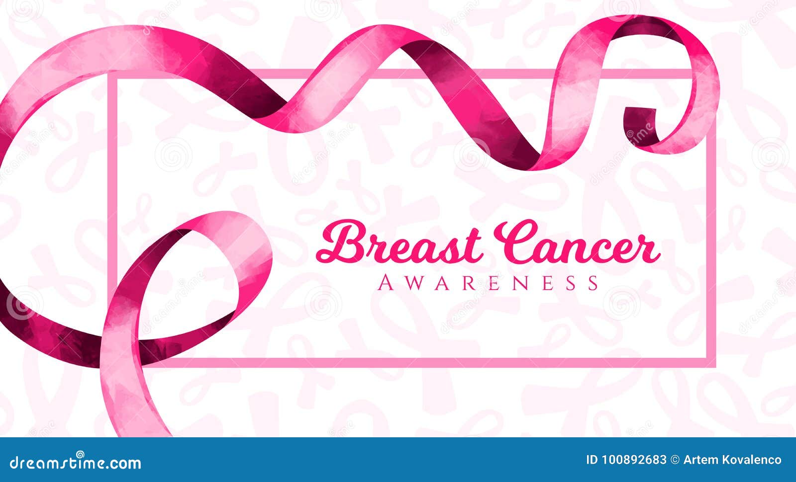 Vector Breast Cancer Awareness Month Stock Vector Illustration Of