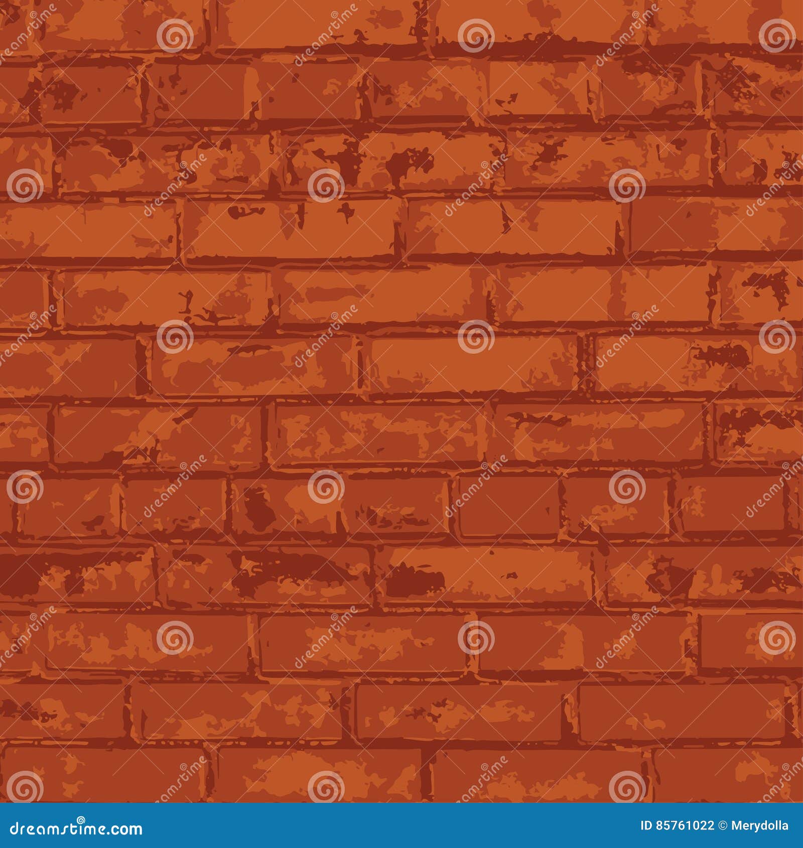 Vector Brick Wall Texture Illustration, Brickwall Pattern Stock Vector ...