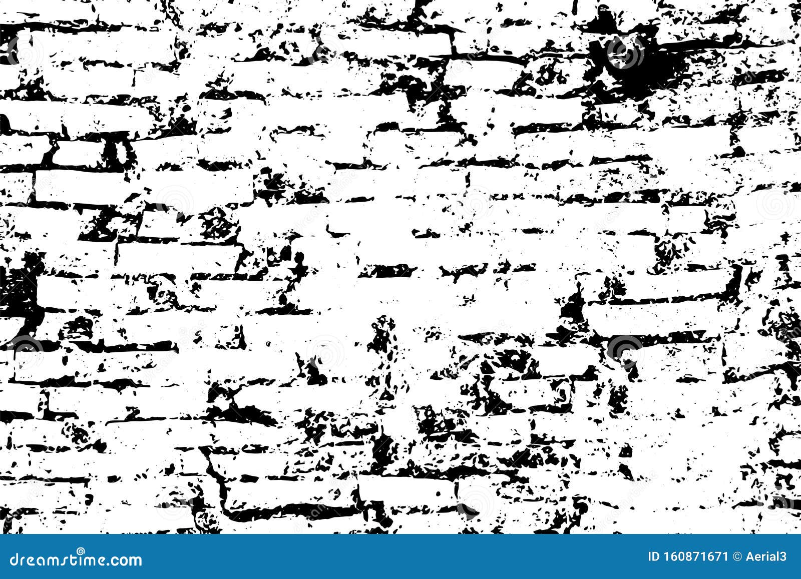 Brick Wall Vector Texture Overlay Stock Vector - Illustration of ...
