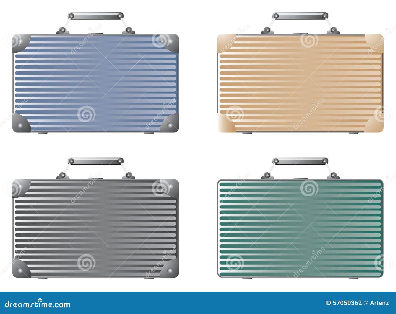 Vector Brief Cases Royalty-Free Stock Image | CartoonDealer.com #57050362